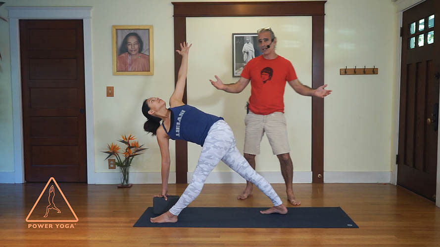 Twisting Triangle | Power Yoga