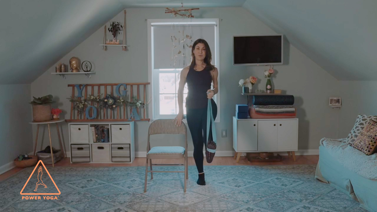 Short 5 min Practice for Standing Balancing Poses with the support of a ...